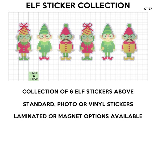 Elf Stickers - Etsy