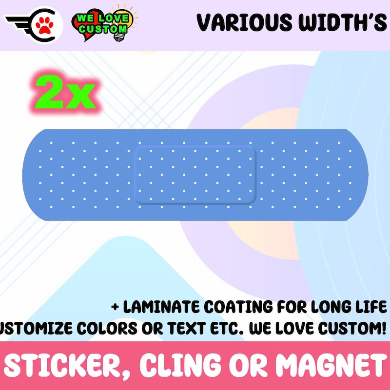 Bandage Stickers - Etsy
