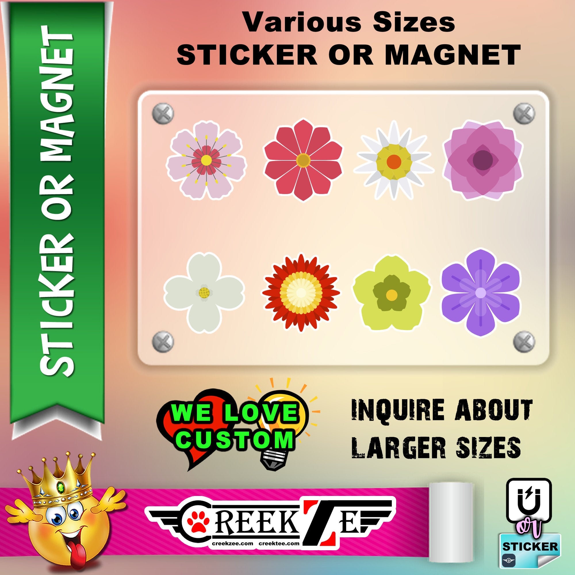 CREEKTEE KINGOFSTICKERS - kingofstickers.com - Personalized and Pre ...