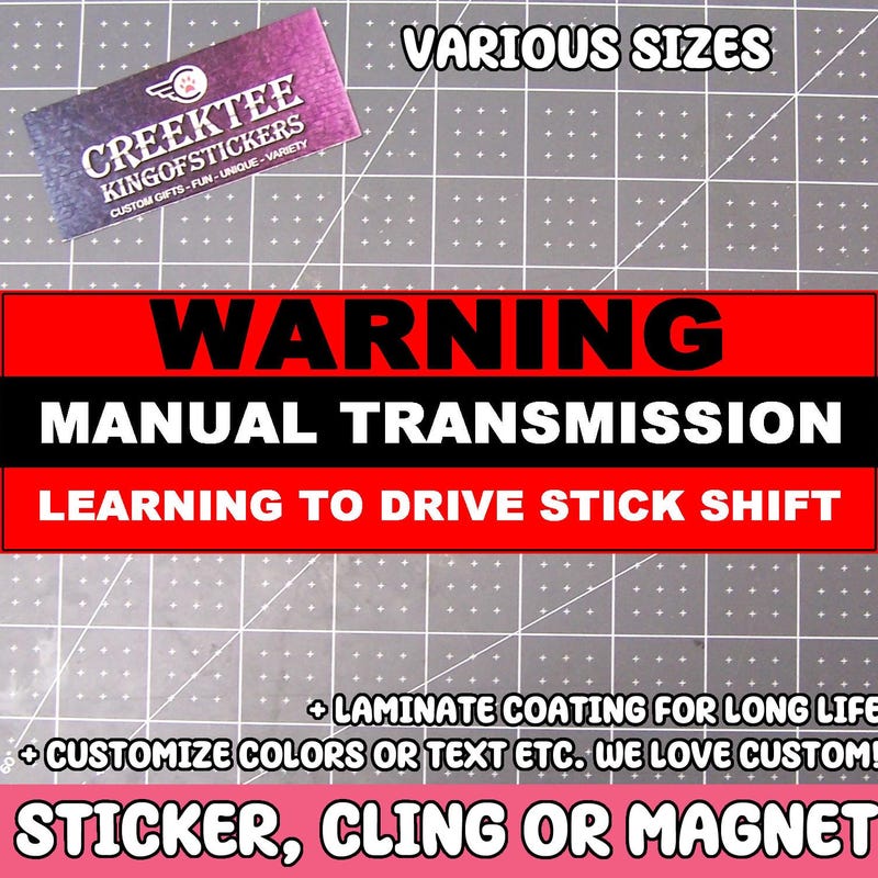 Stick Shift - Etsy