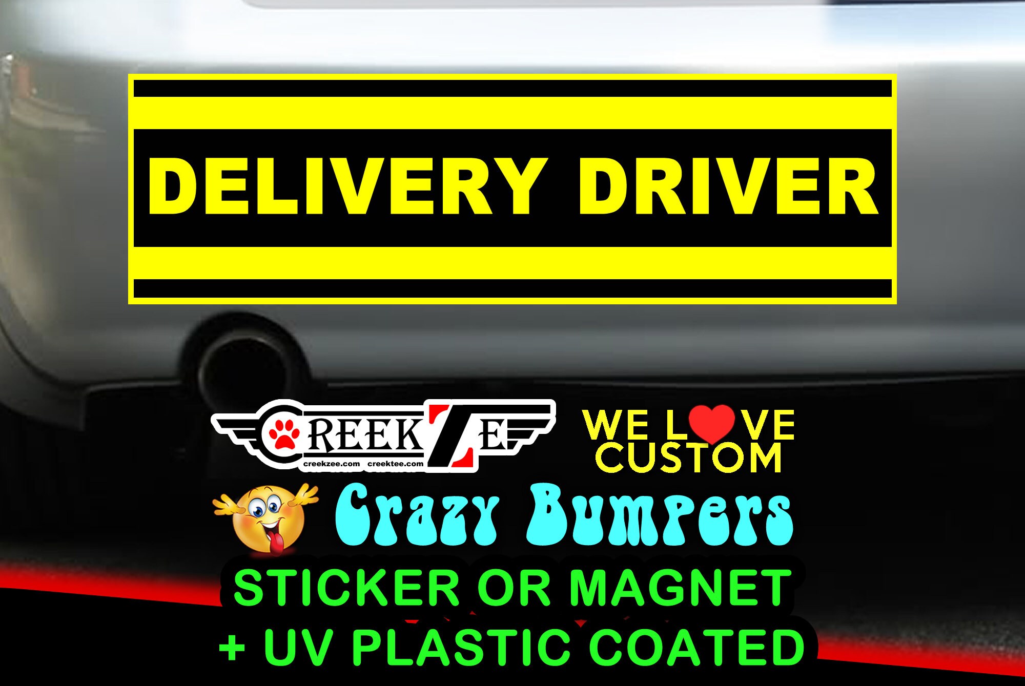 Personalized and Pre-made Bumper Stickers, Magnets and Tees