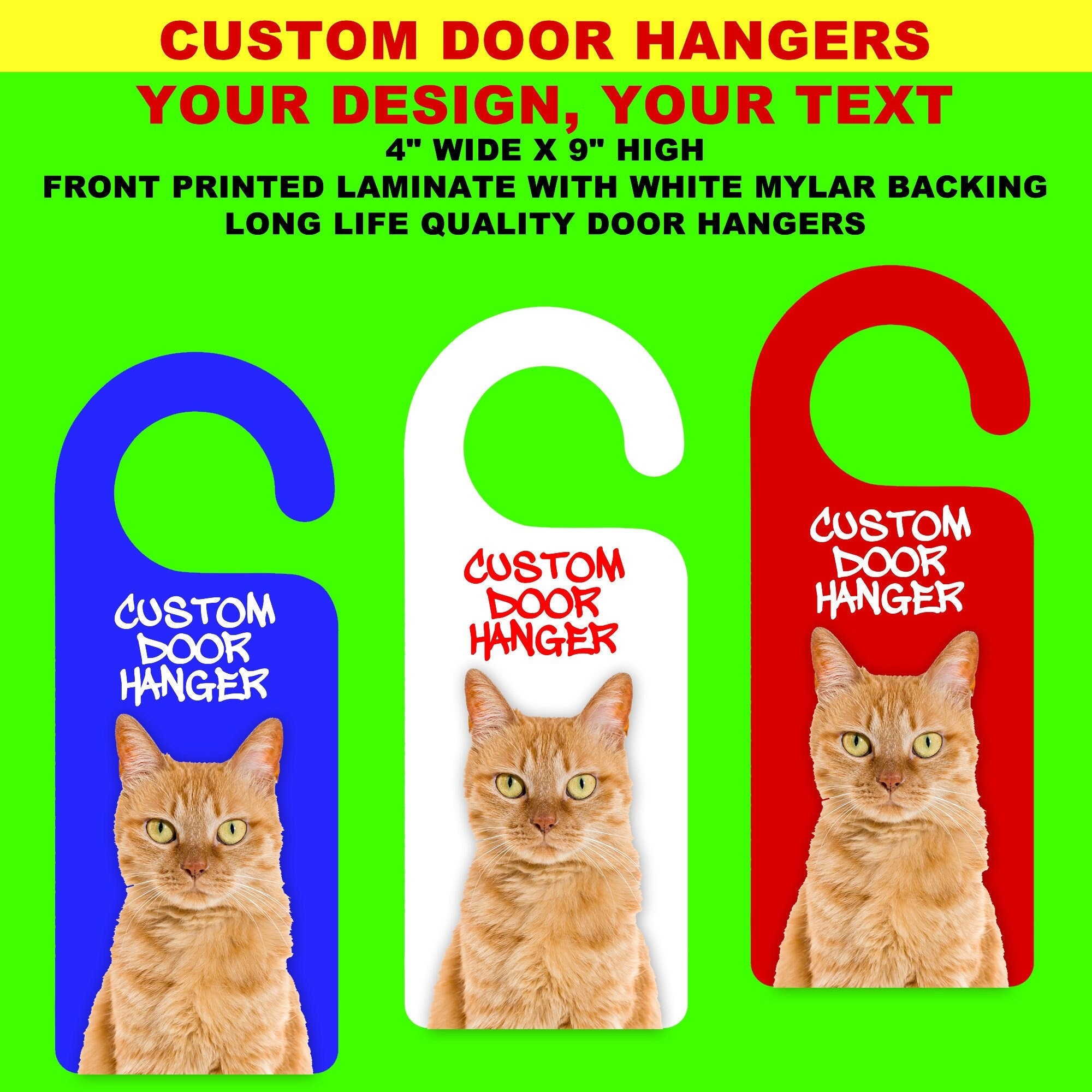 Custom Printed Door Hangers