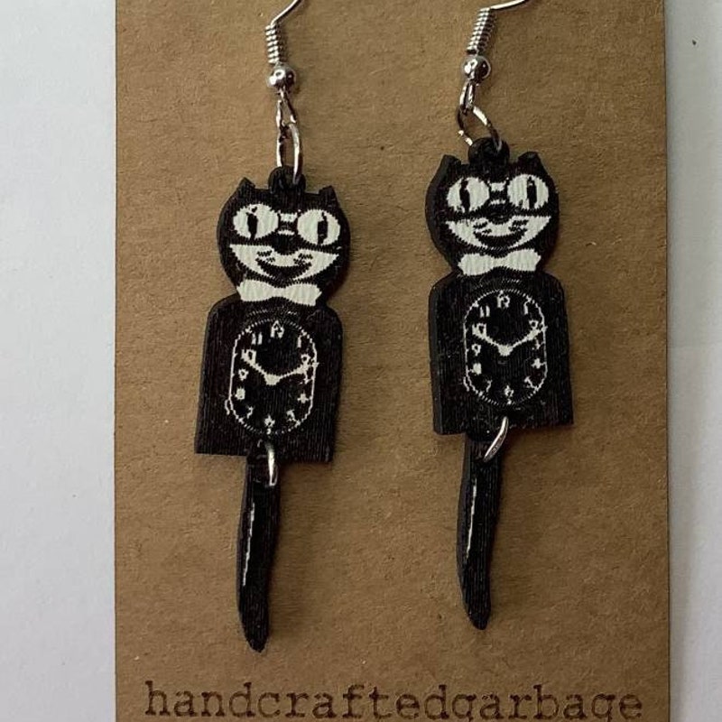 Clock Earrings - Etsy