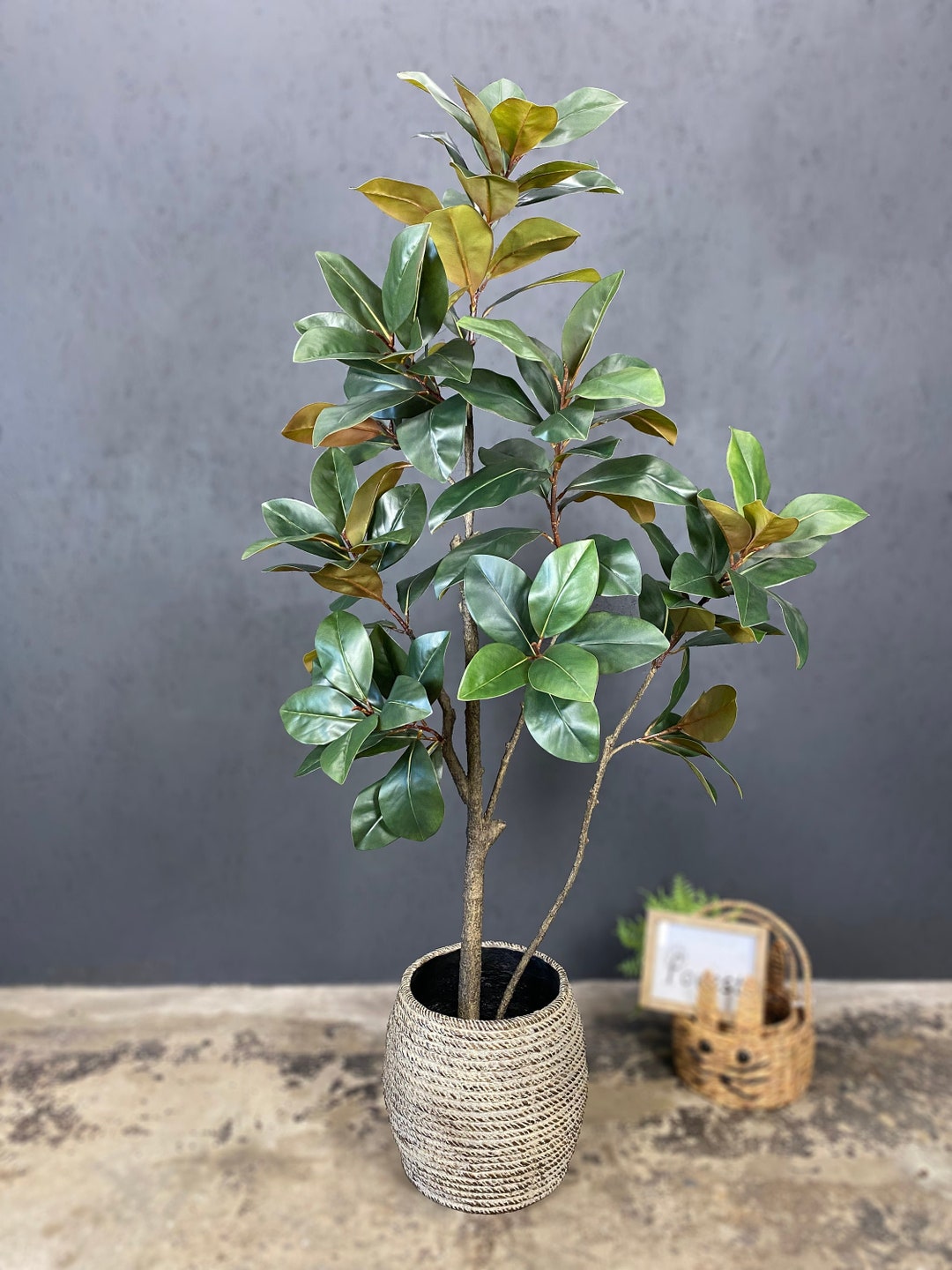 Artificial Magnolia Tree, Artificial Tree,silk Tree,silk Plant ...