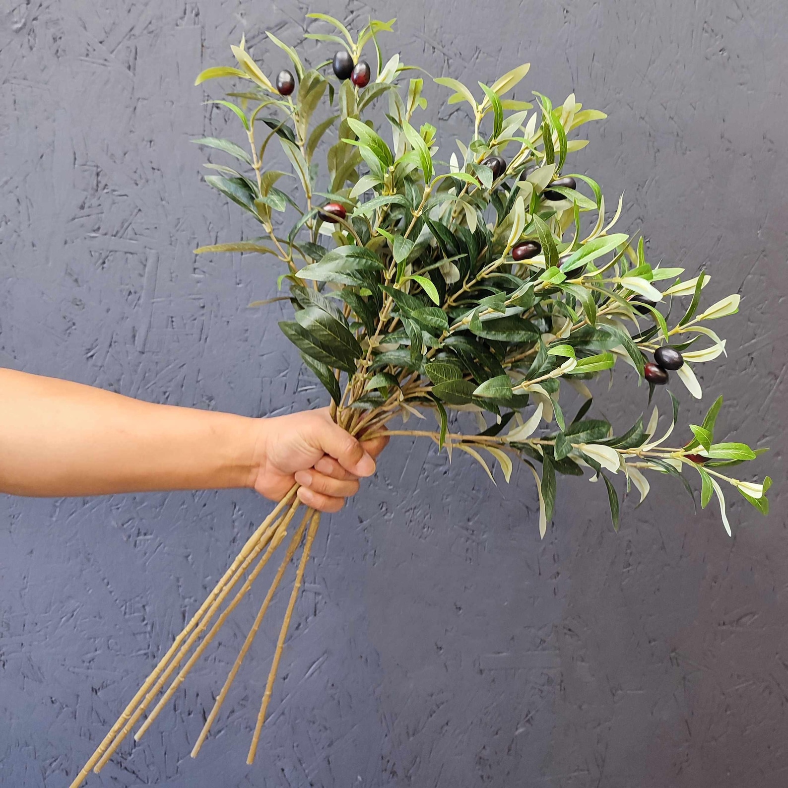 Artificial Olive Branch: Green Foliage Spray for Home Decor - Etsy