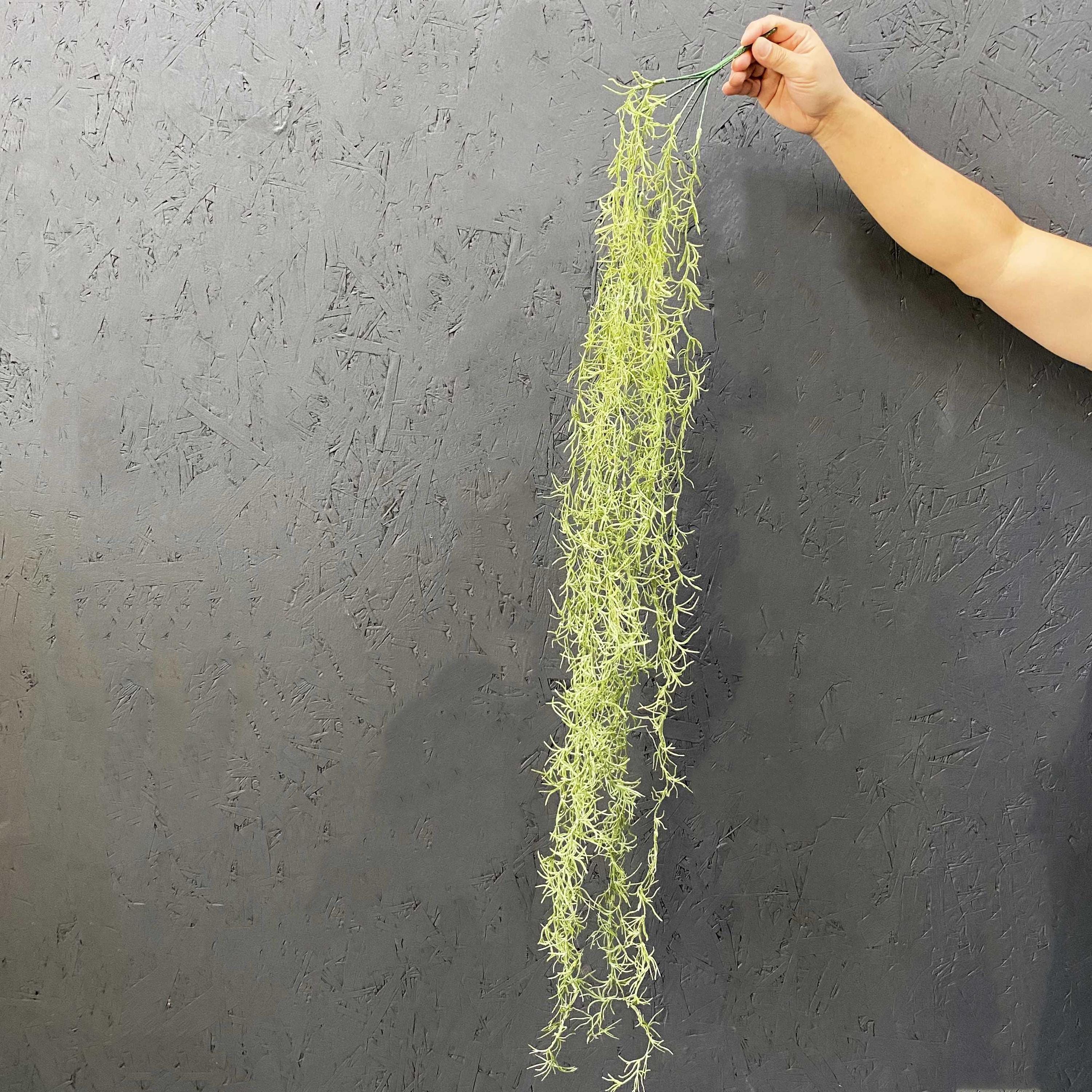 34" Faux Spanish Moss Hanging Vines: Dusty Green Artificial Plant - Etsy