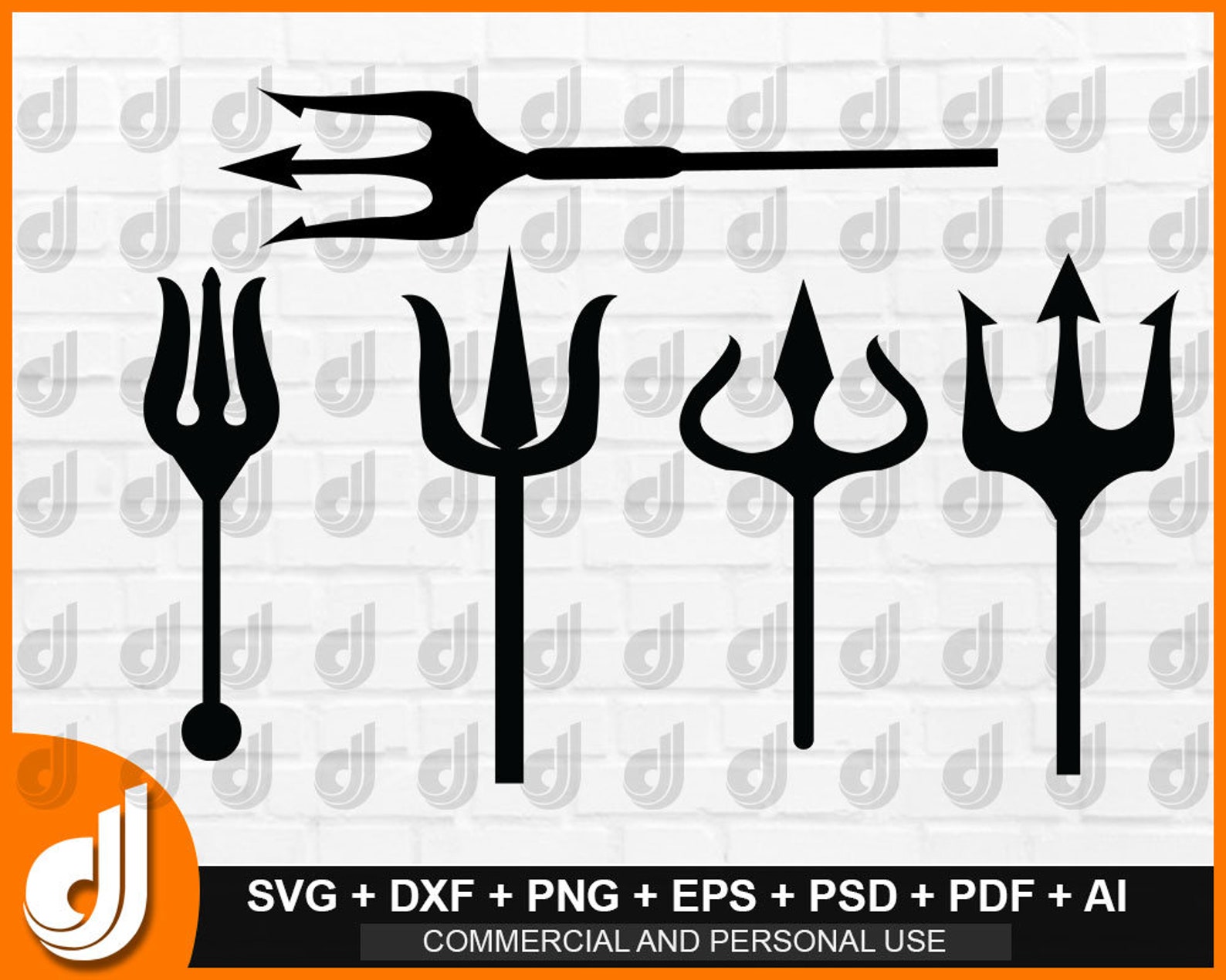 Trident svg Neptune svg tool svg spear svg poseidon svg | Etsy