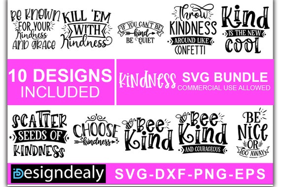 Kindness Svg Bundle Kindness Svg Kind Svg Kindness Matters | Etsy