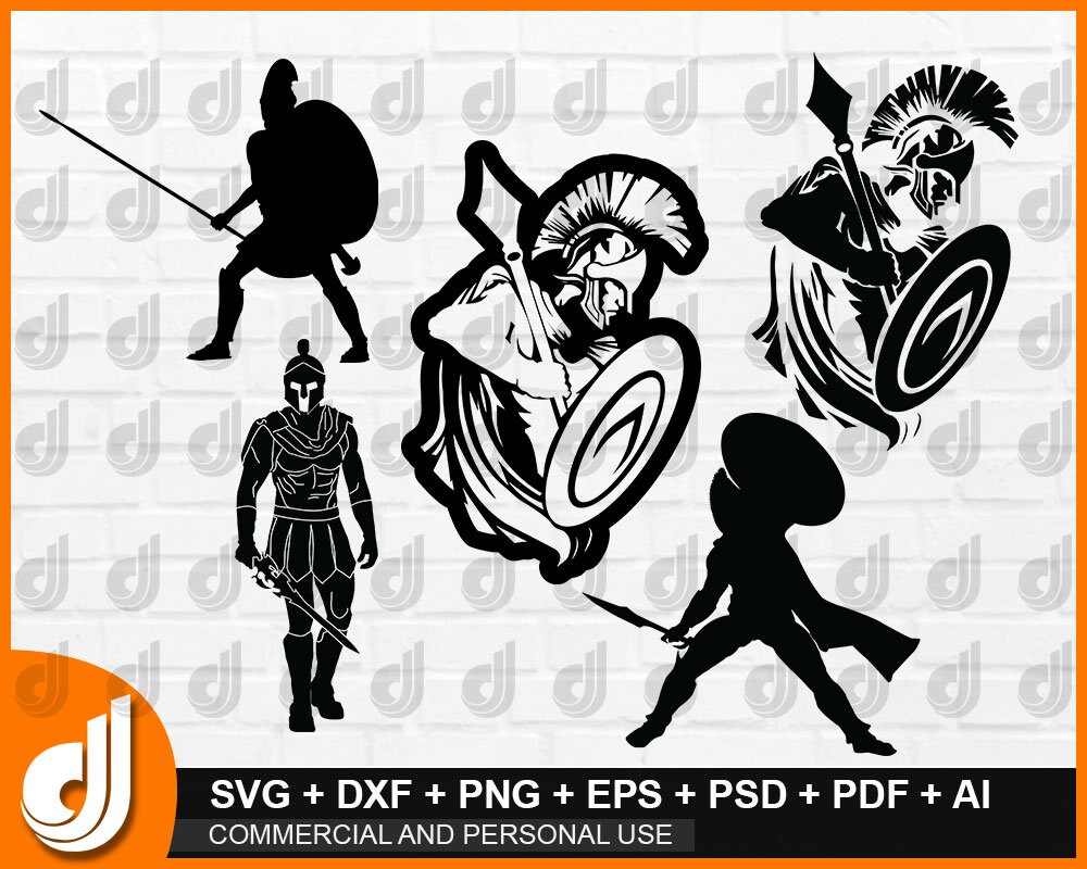 Spartan svg Bundle Spartan svg clipart Spartan Spartan | Etsy