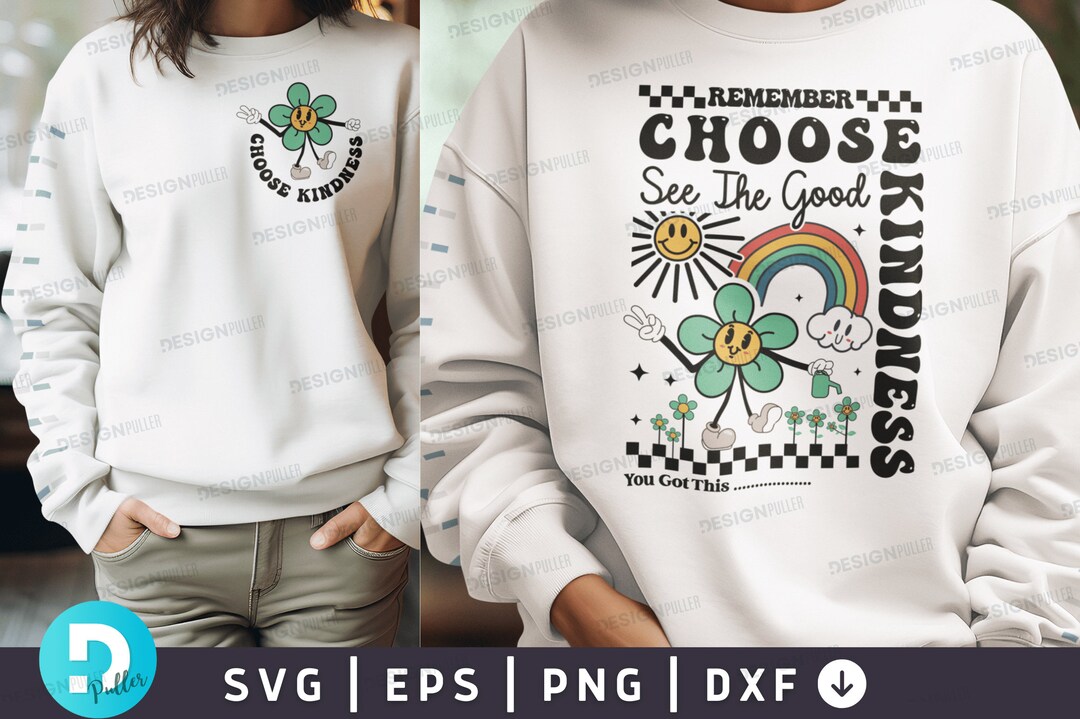 Choose Kindness SVG PNG, Svg Cut Files for Cricut, Self Love Svg ...