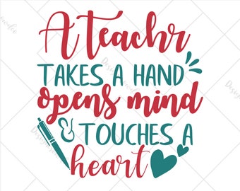 Teacher Takes a Hand | Etsy