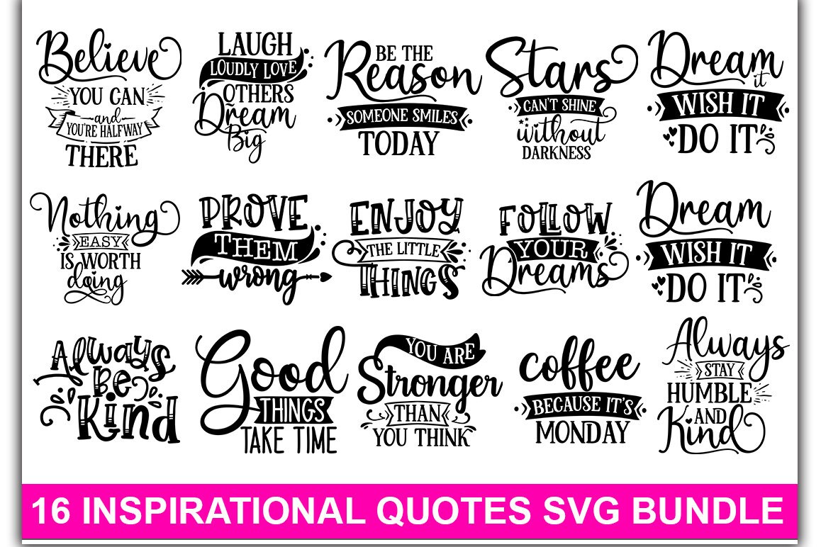 Png Dxf cutting file File for Cricut Digital Download Eps Motivational ...