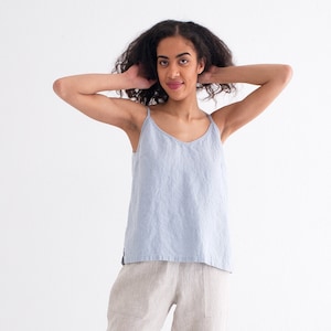 Linen Camisole, Organic Linen Cami, Linen Slip Top, Women Linen Cami ...