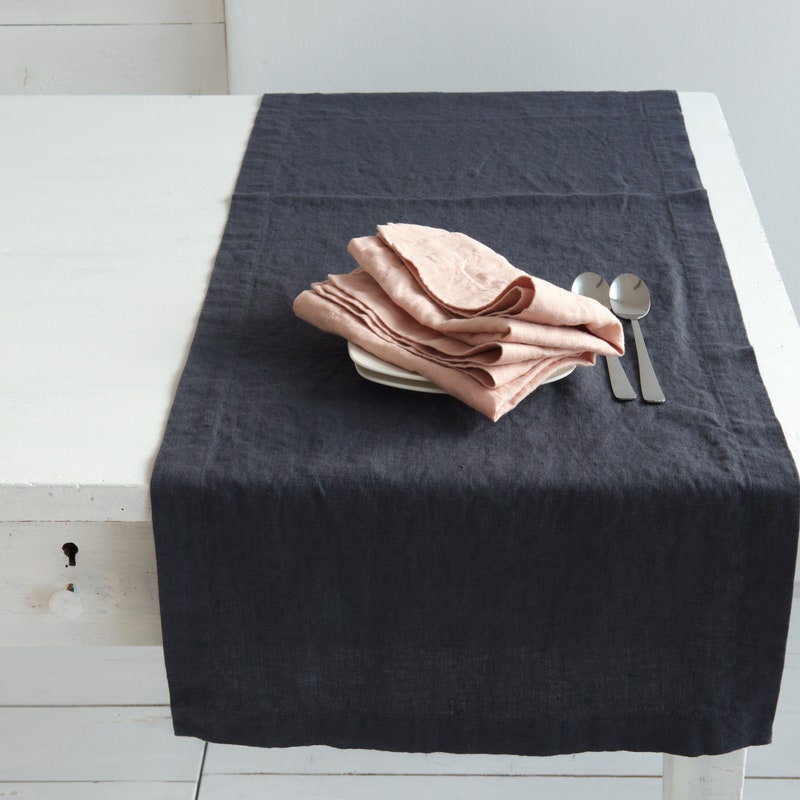 Linen Table Runner - Etsy