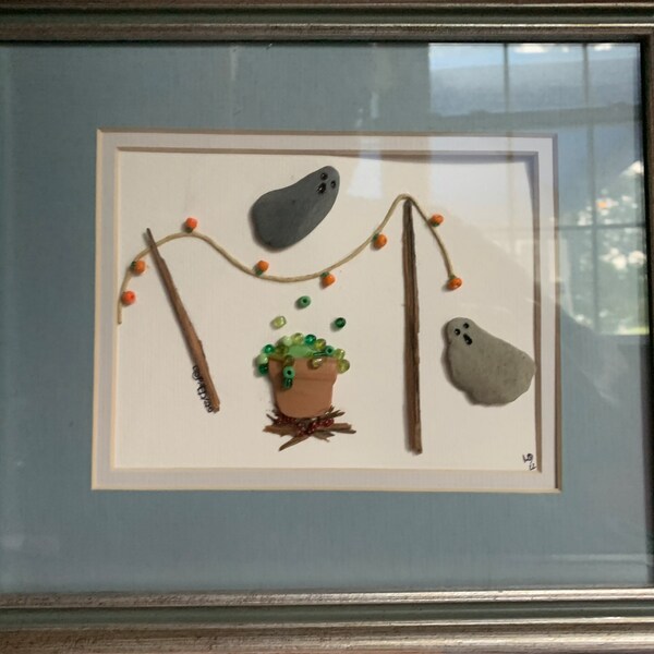 Halloween Pebble Art - Etsy