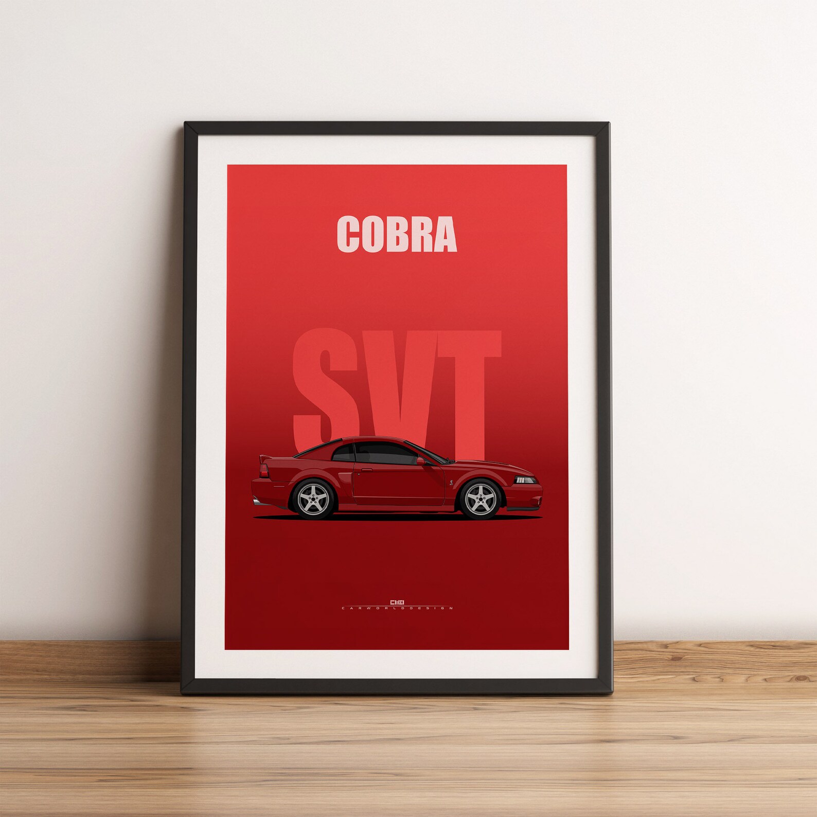 Ford SVT Cobra printed Matte Poster gift art car | Etsy
