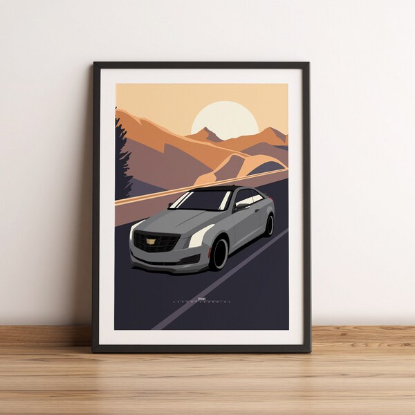 Cadillac Print - Etsy