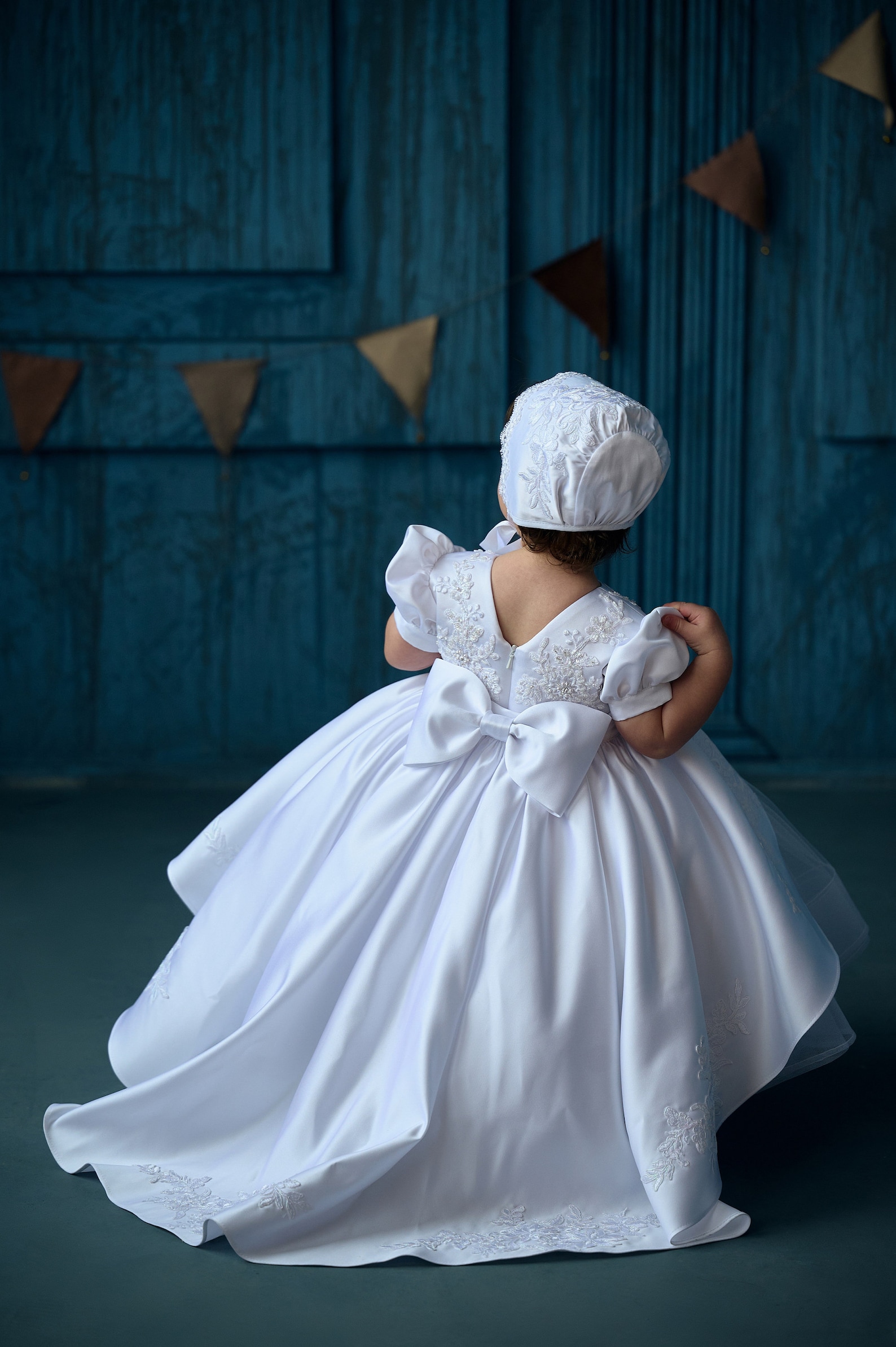 Baptism Dress for Toddler Girl Christening Gown Girl With - Etsy