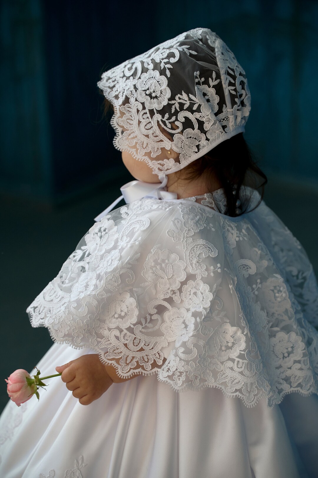 Christening Cape - Etsy