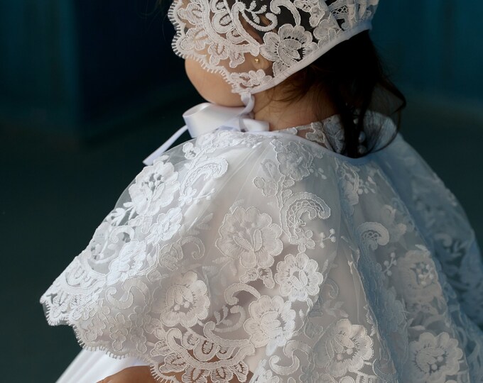 Christening Cape - Etsy