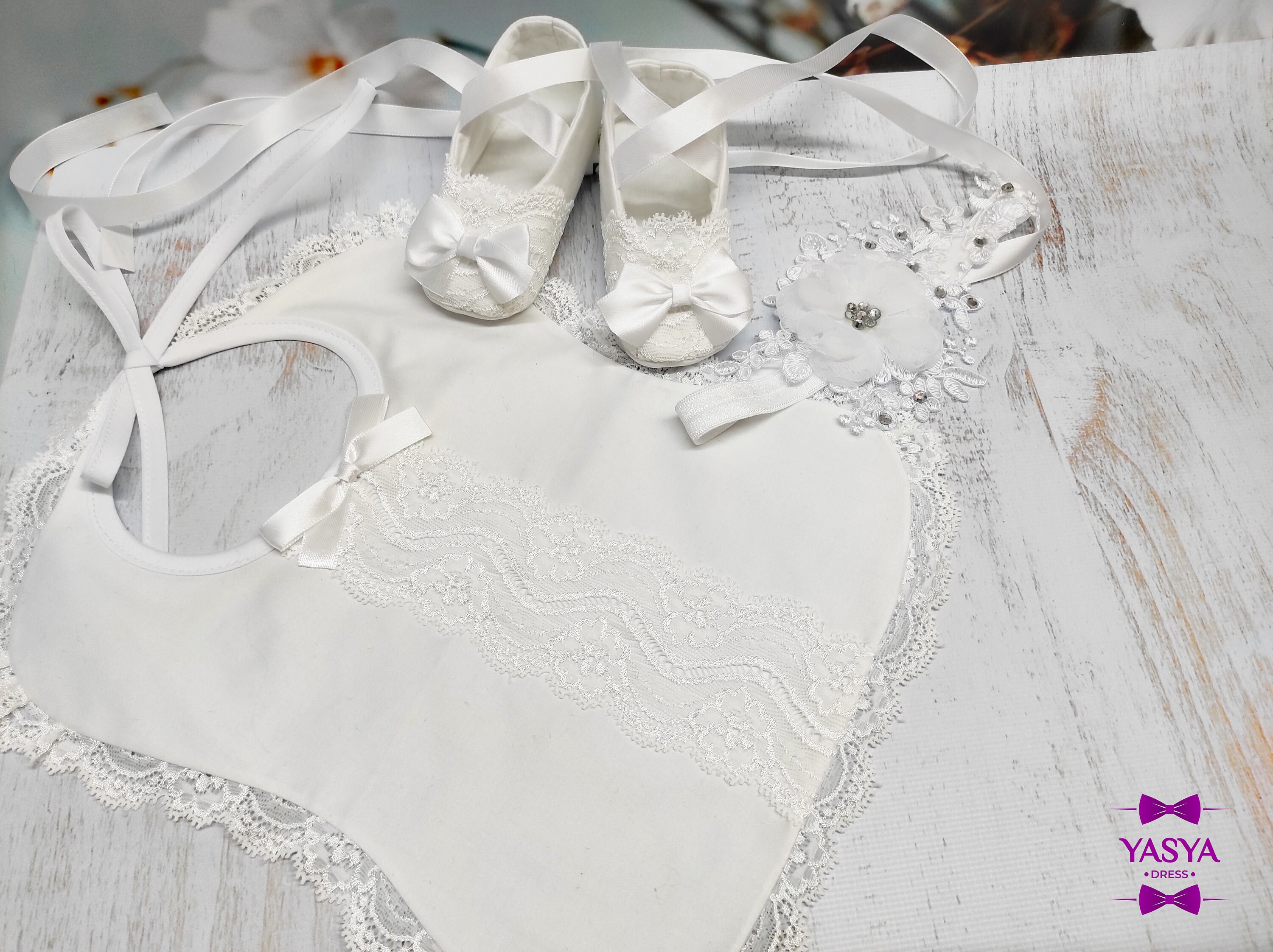Christening Headband White Baptism Headband - Etsy Canada