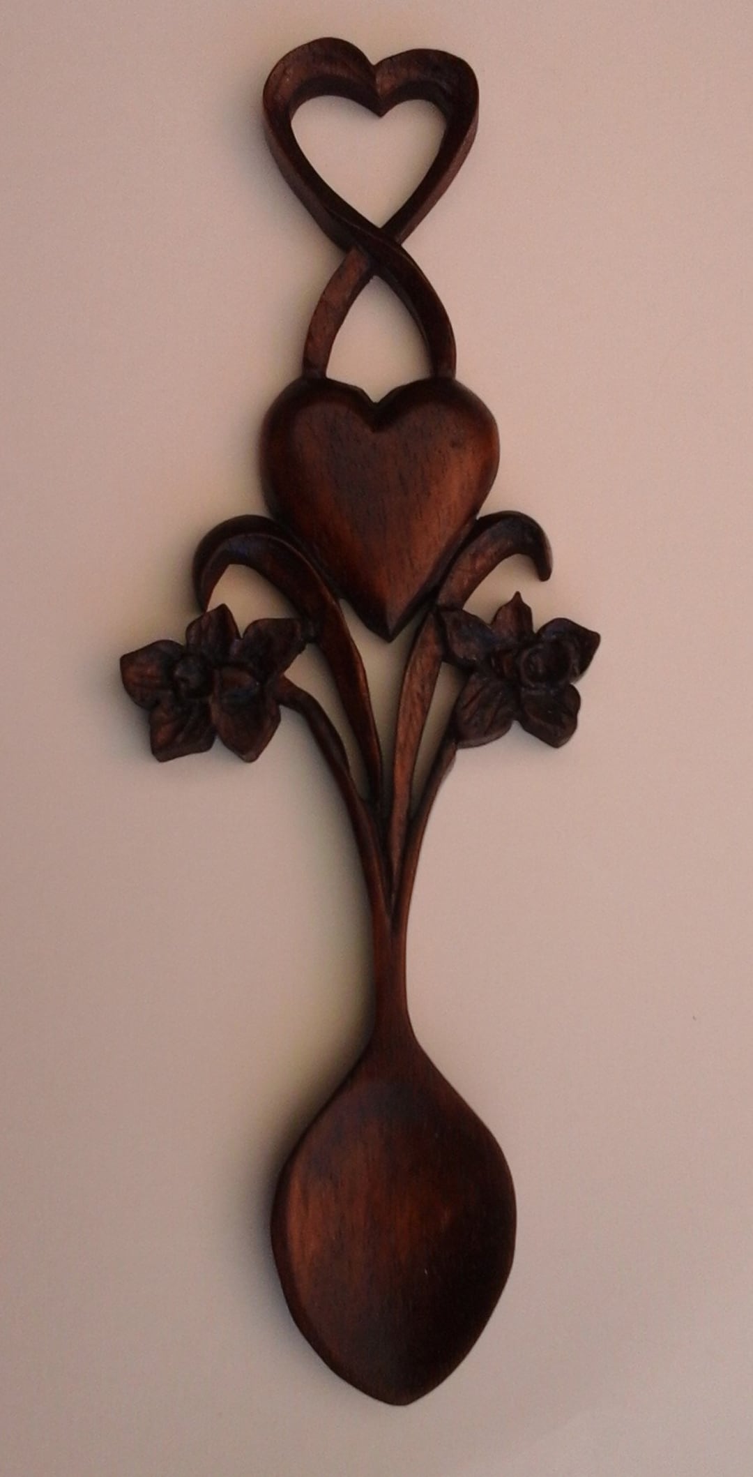 Welsh Love Spoons With Hearts and Daffodils - Etsy