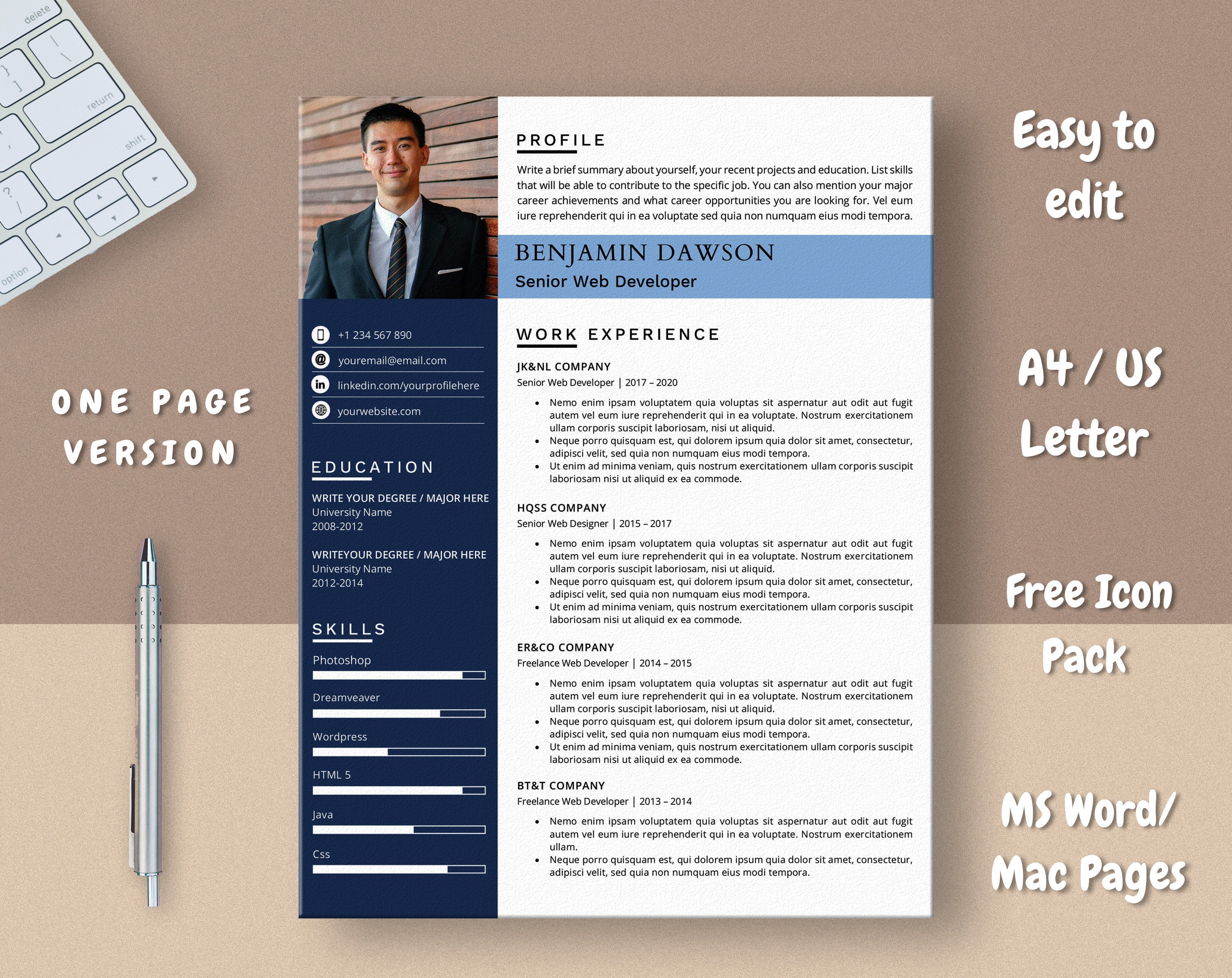 Plantilla de CV de desarrollador web, CV de desarrollador front-end, CV ... Plantilla de CV de desarrollador web, CV de desarrollador front-end, CV ...