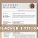 Teacher Resume Template Ms Word & Mac Pages, Teaching CV, Educator ...