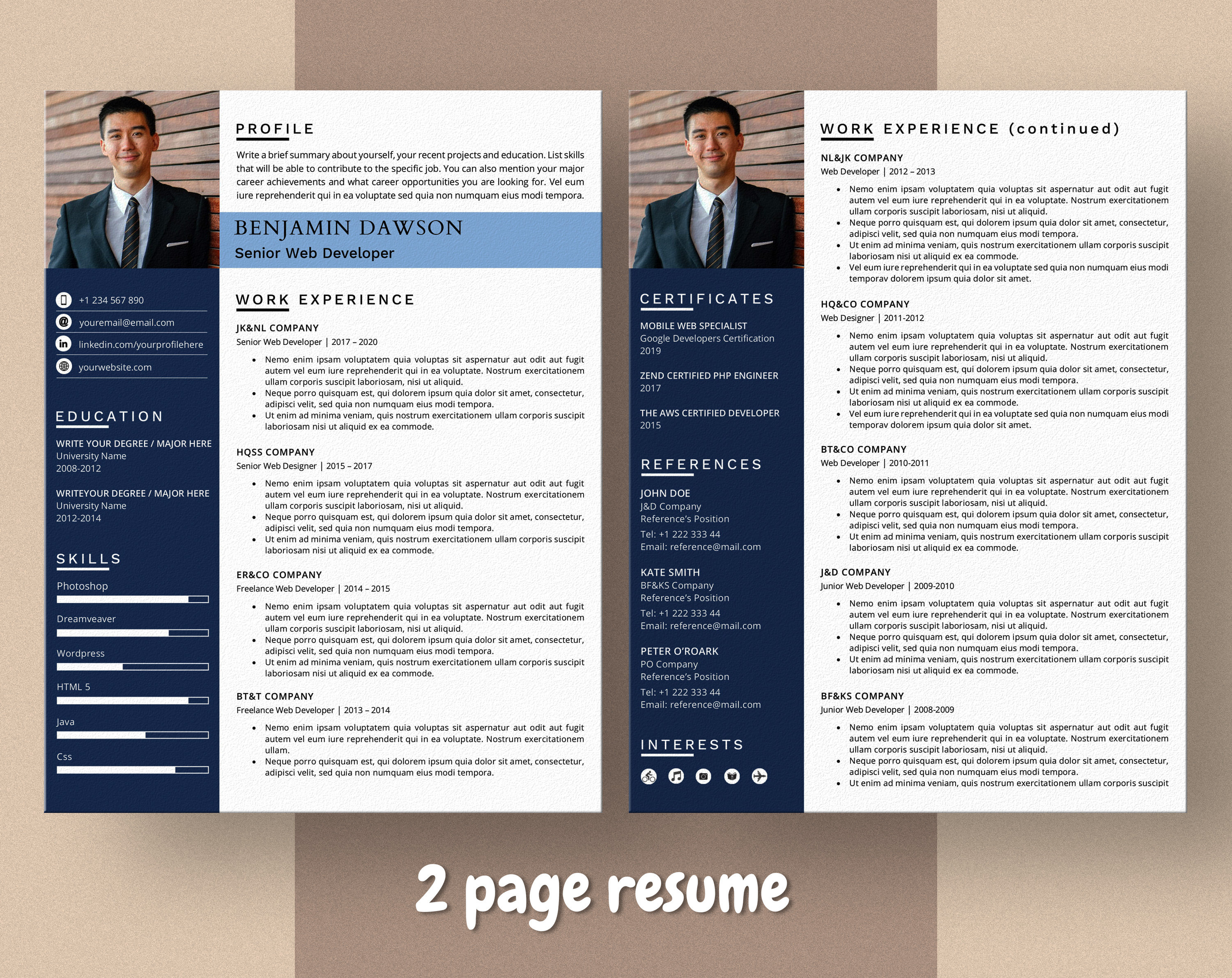 Junior Web Developer Resume