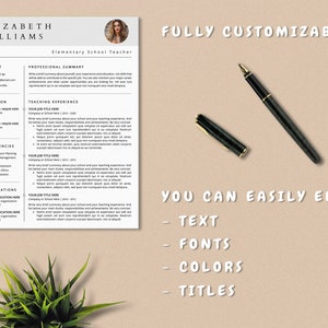 Teacher Resume Template Ms Word & Mac Pages, Teaching CV, Educator ...