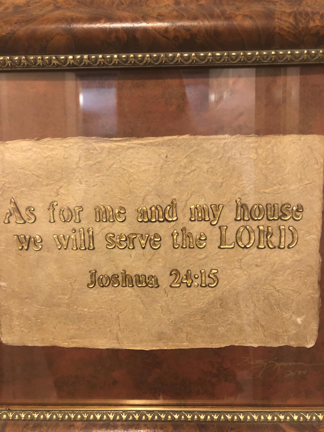 Betty Spooner Bas Relief Papyrus Bible Verse - Etsy