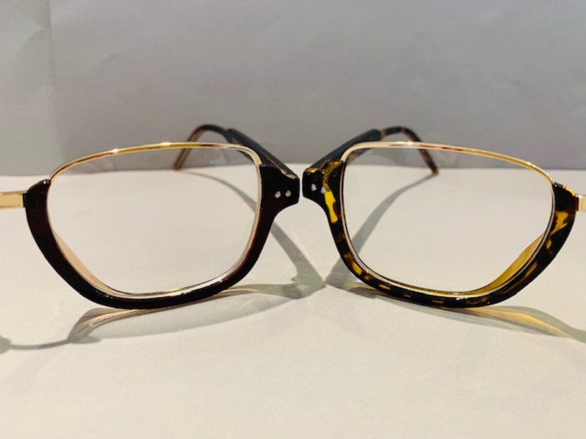 Vintage Chic Retro D Form Eyeglasses Frame Optical Eyewear | Etsy