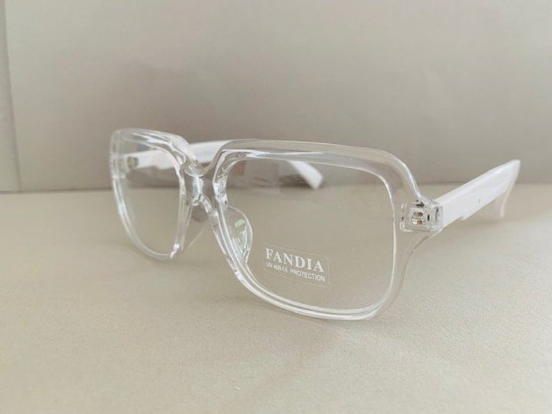 Vintage Chic Retro Clear Eyeglasses Frame Optical Eyewear | Etsy UK
