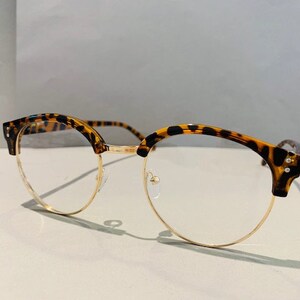 Vintage Chic Retro D Form Eyeglasses Frame Optical Eyewear Non ...
