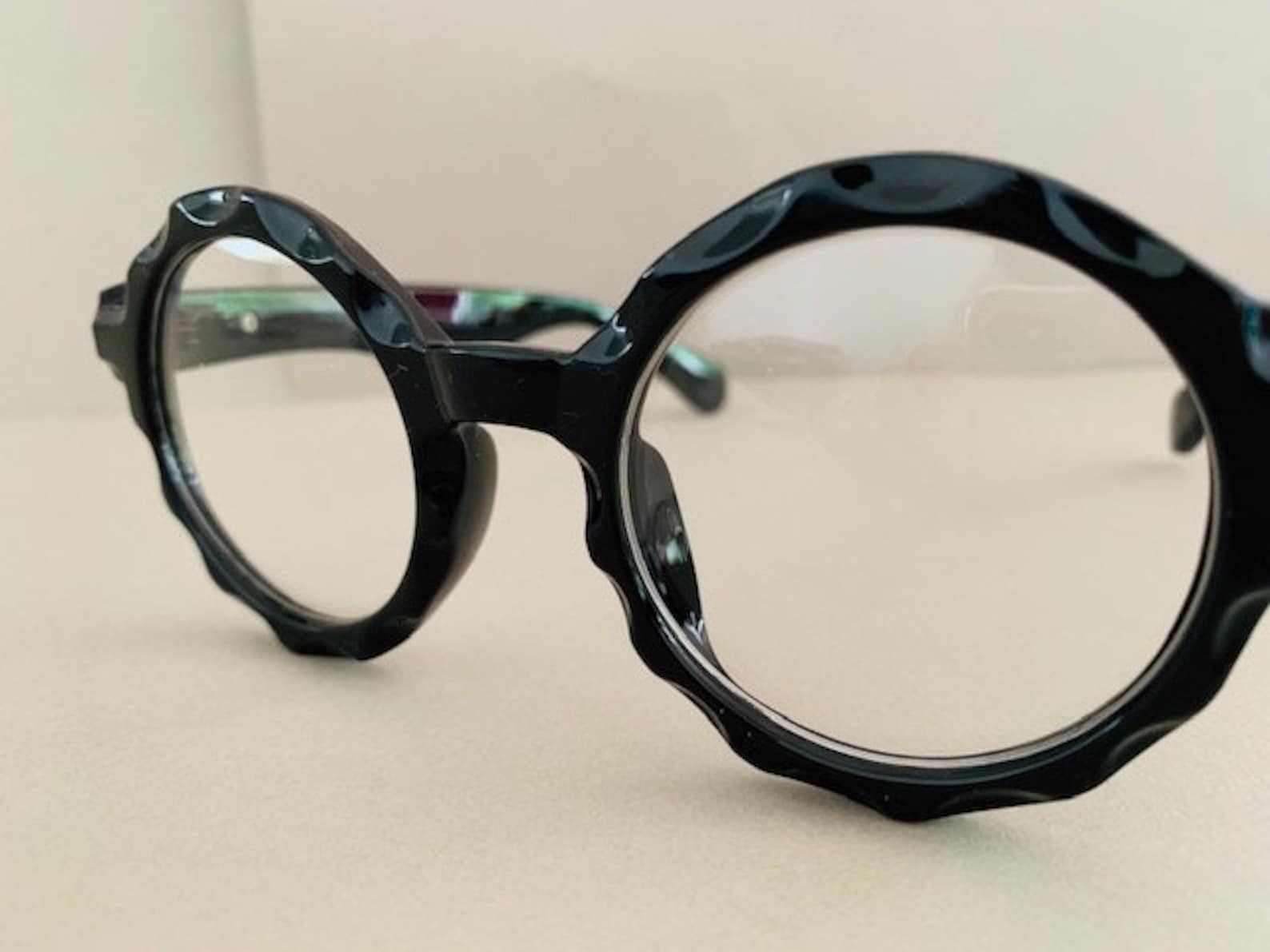 Vintage Chic Retro Round Eyeglasses Frame Optical Eyewear - Etsy