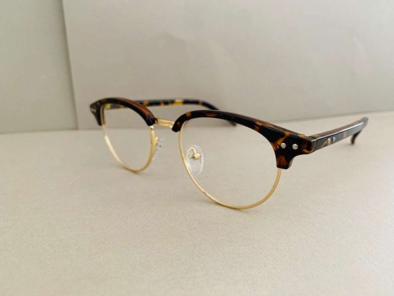 Vintage Chic Retro Polygon Form Eyeglasses Frame Optical - Etsy