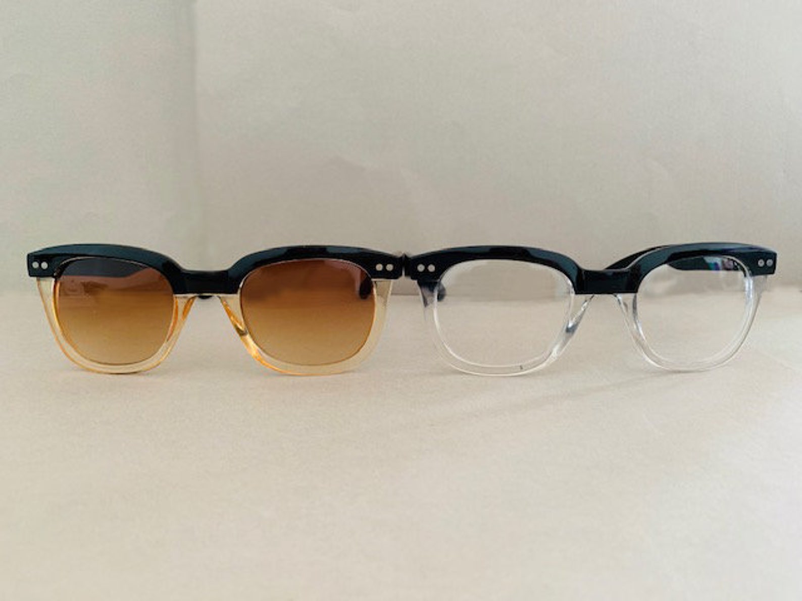 Vintage Chic Retro Eyeglasses Frame Optical Eyewear - Etsy