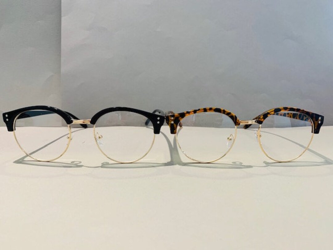 Vintage Chic Retro D Form Eyeglasses Frame Optical Eyewear Non ...
