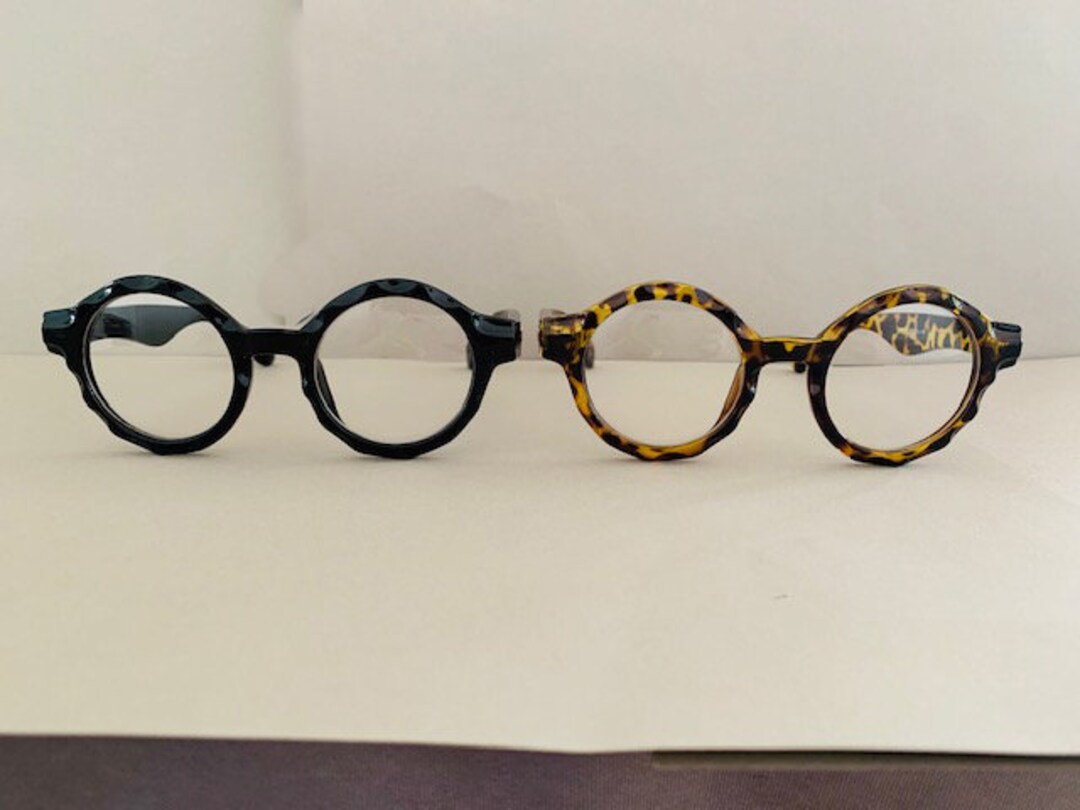Vintage Chic Retro Round Eyeglasses Frame Optical Eyewear - Etsy
