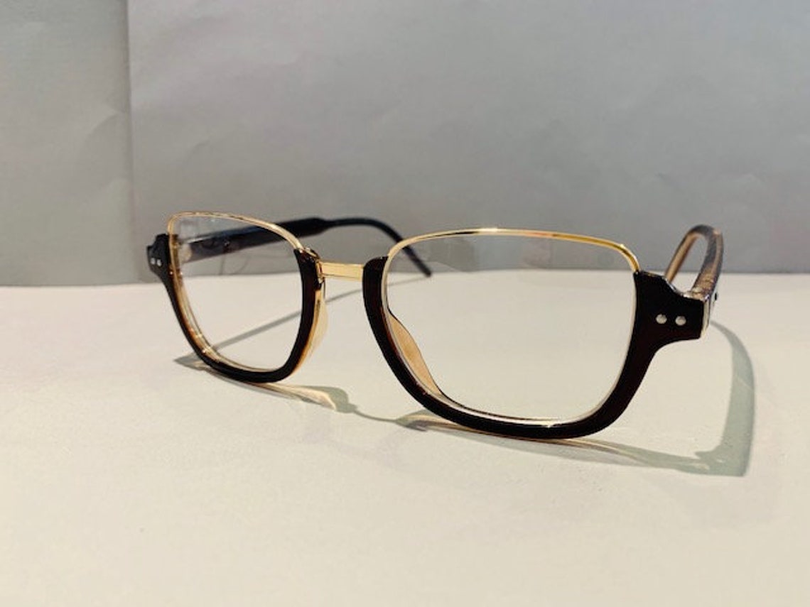 Vintage Chic Retro D Form Eyeglasses Frame Optical Eyewear | Etsy