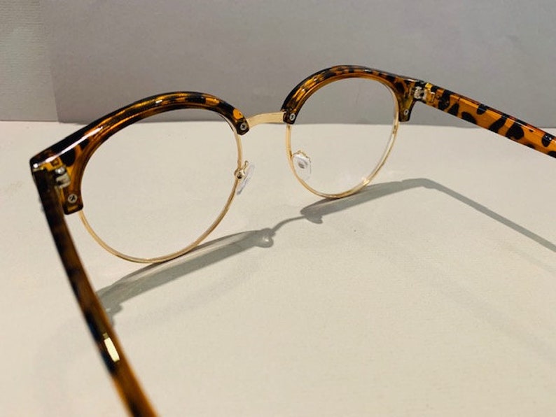 Vintage Chic Retro D Form Eyeglasses Frame Optical Eyewear | Etsy