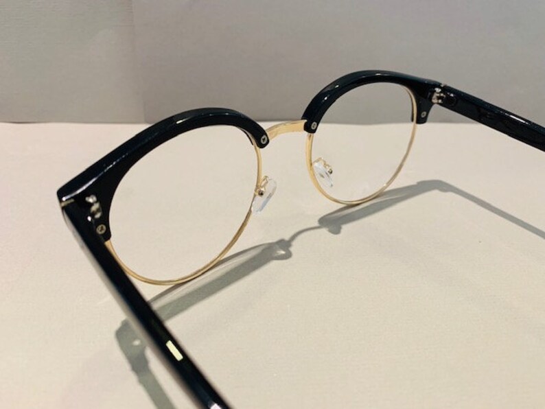 Vintage Chic Retro D Form Eyeglasses Frame Optical Eyewear | Etsy