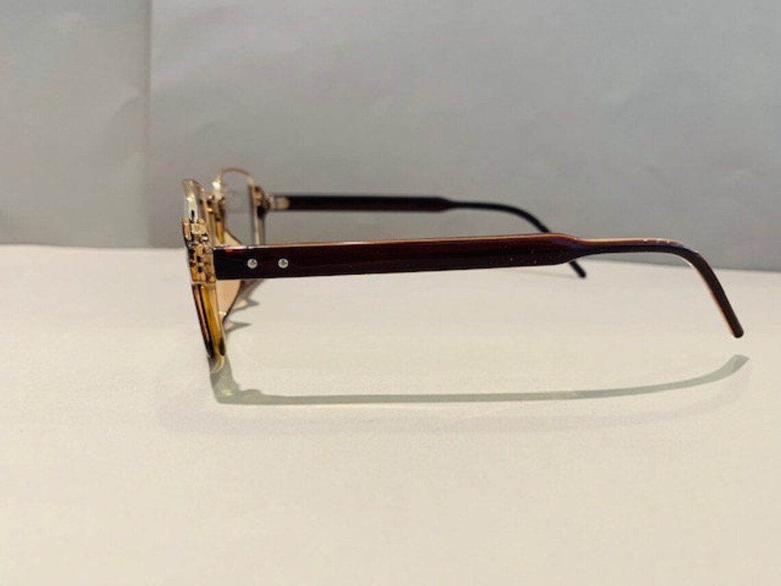 Vintage Chic Retro D Form Eyeglasses Frame Optical Eyewear - Etsy