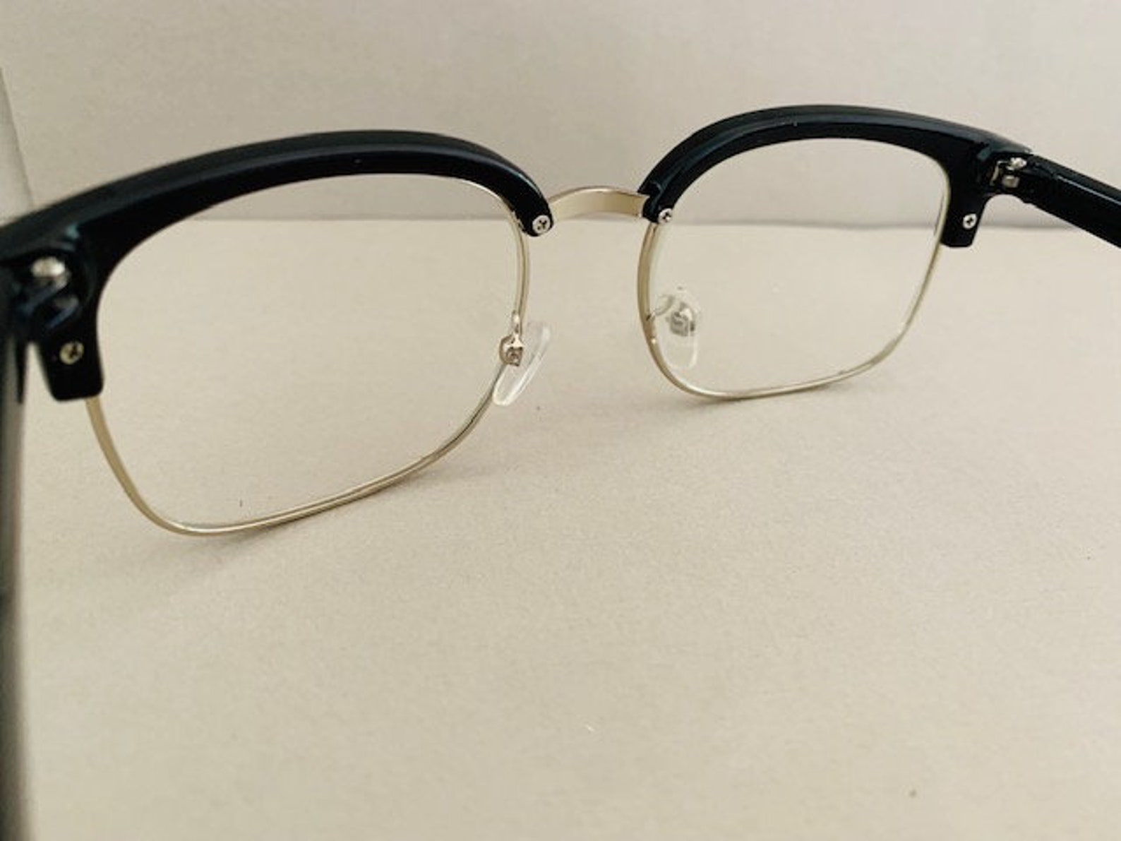 Vintage Chic Retro D Gold Eyeglasses Frame Optical Eyewear - Etsy UK