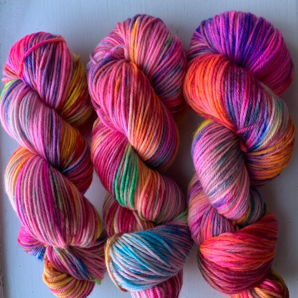 Hand Dyed Dk Yarn - Etsy
