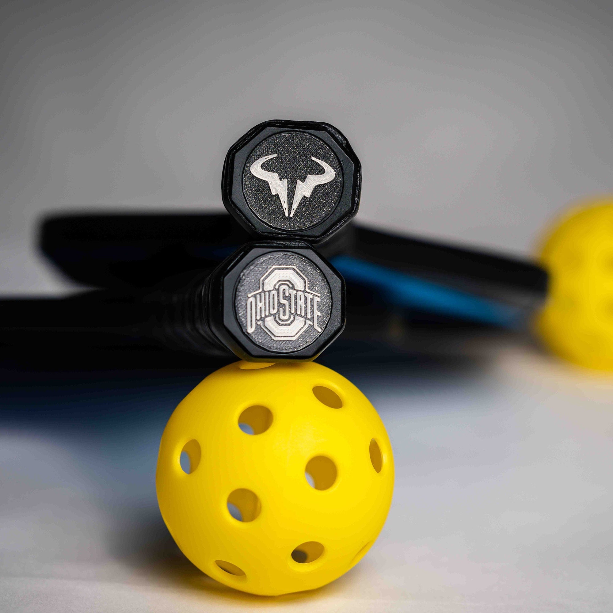 3D Custom Logo Pickleball Paddle Butt Cap Royalrackets.com - Etsy