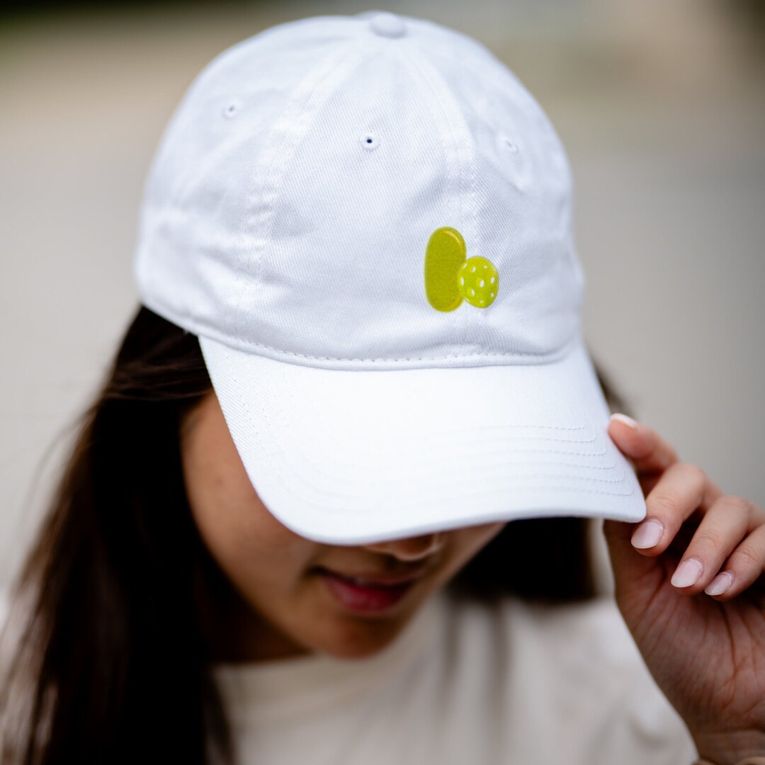 Pickle and Pickleball Baseball Cap - Etsy