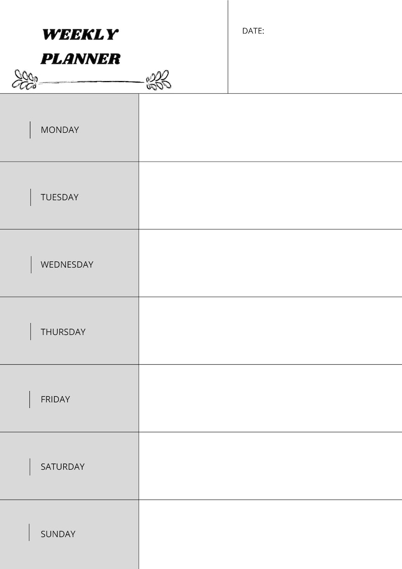 Yearly Tracker/planner - Etsy