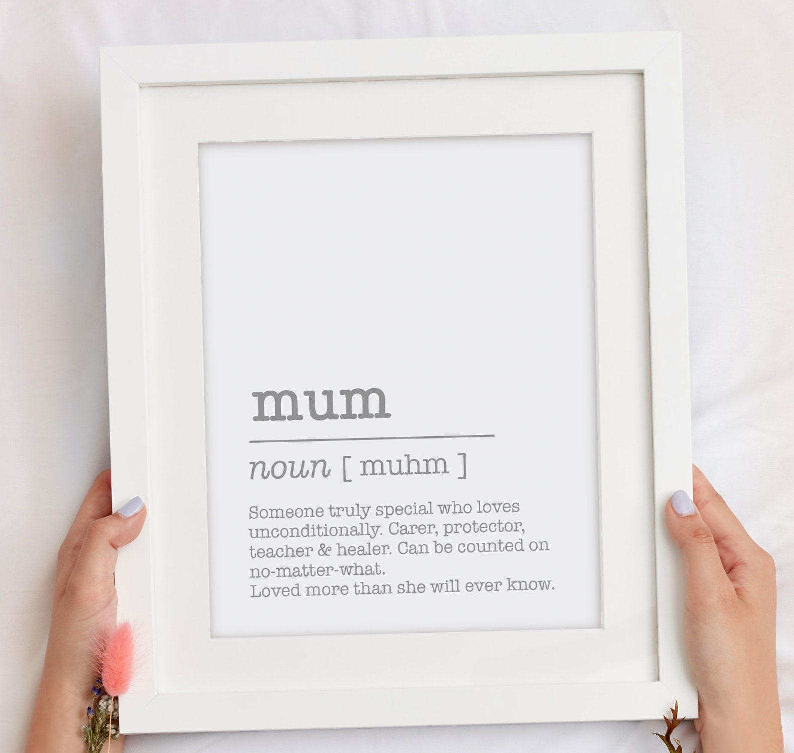MUM DEFINITION Print Gift for Mother/mum Mother's Day - Etsy
