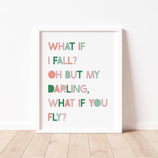 Oh but What If You Fly Print - Etsy